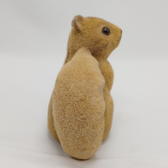 Vintage | Accents | Vintage Fuzzy Ceramic Squirrel Bank | Poshmark